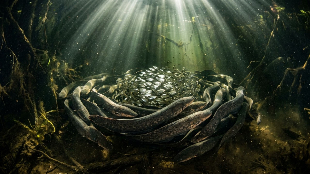 Esta espécie de enguia elétrica amazônica que virou destaque entre ...