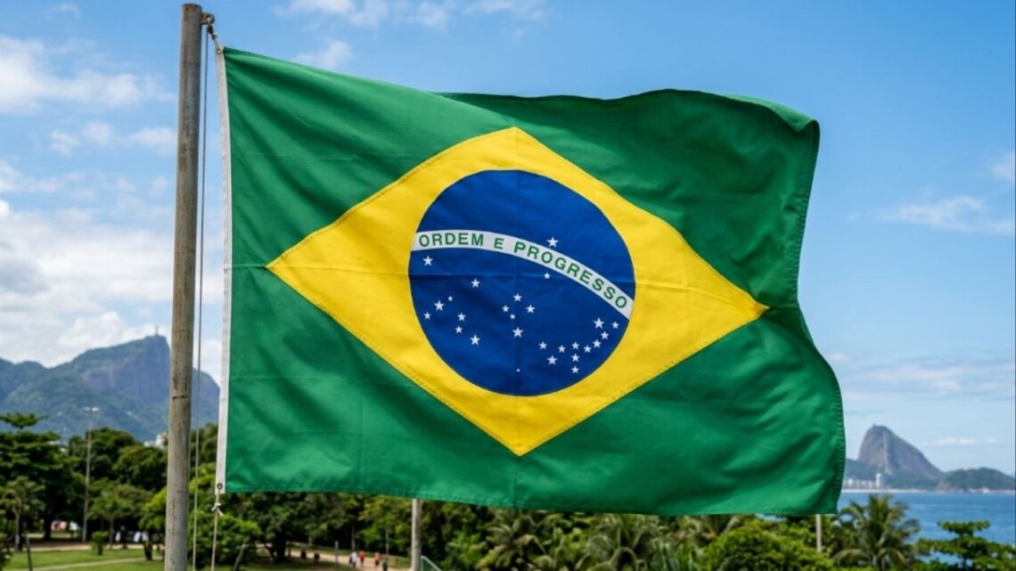 Por que a bandeira do Brasil possui um círculo azul com estrelas ...